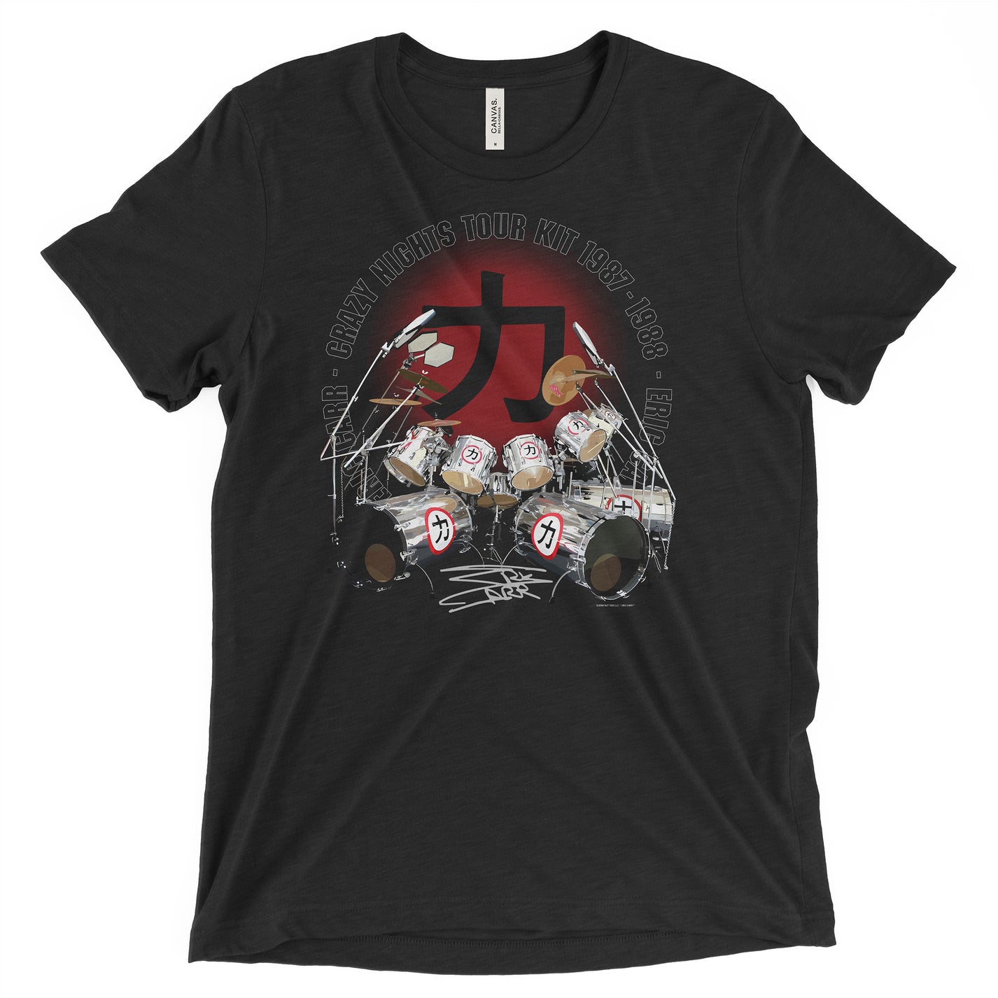 Eric Carr "Chikara" Drum Kit Tee – Guitar Nut Tees